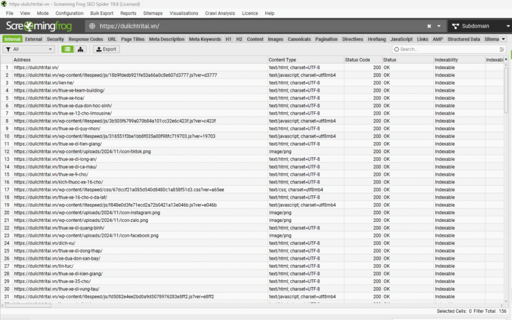 Hướng Dẫn Kiểm Tra Redirect Trong Screaming Frog SEO Spider - LENART